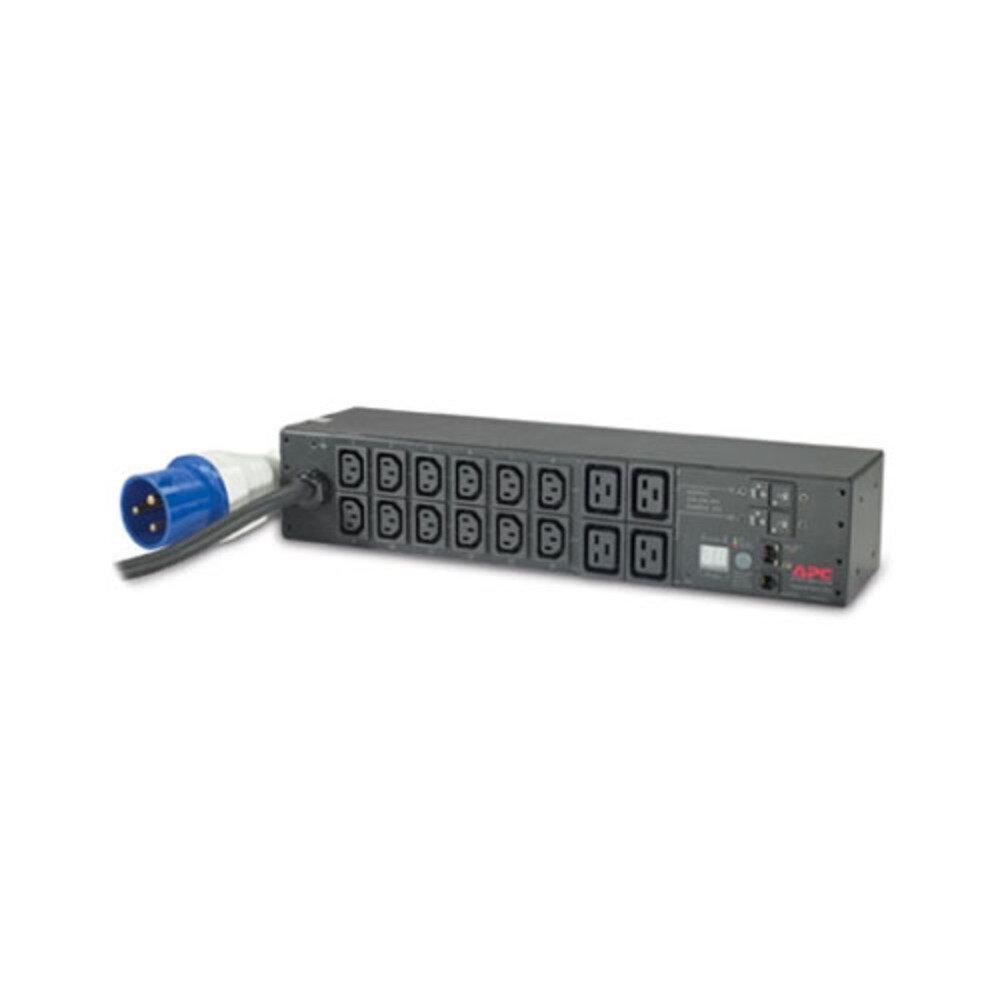 APC Rack PDU 2U Metered 12 C13 4 C19 Input 32A 230V | AP7822B | Metered PDUs