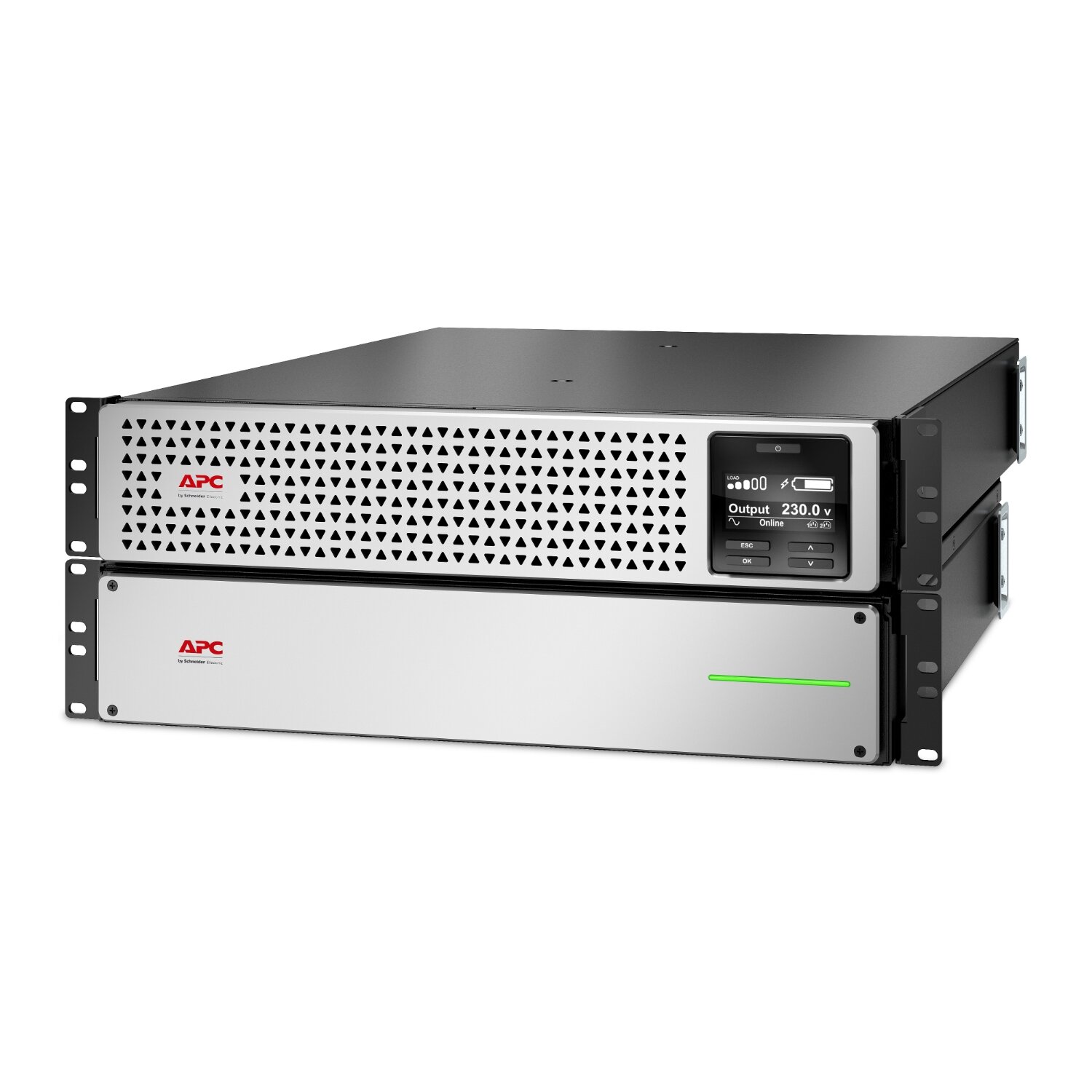 APC Smart-UPS On-Line 3kVA Lithium-ion Rackmount 4U 230V 6x C13 2x C19 IEC outlets SmartSlot ...