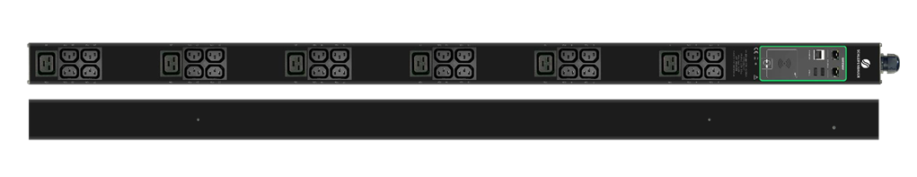 Schleifenbauer Intelligent 0U Vertical Switched rPDU Single Phase 16A Metered Input with 24 C13 ...