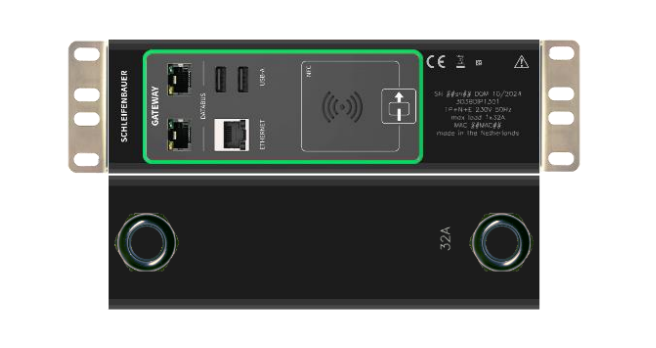 Schleifenbauer Intelligent 1U Horizontal rPDU Double Single Phase 32A ...