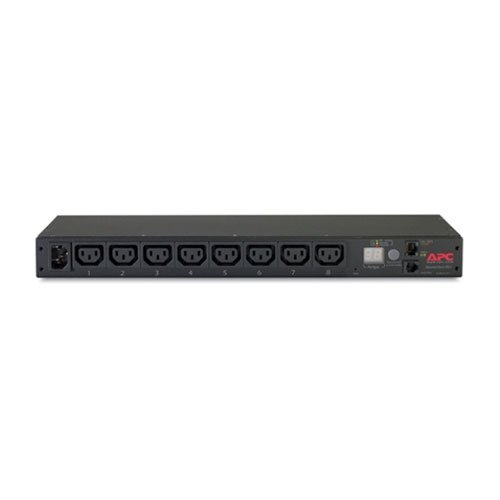 APC Rack PDU 1U Metered 8 C13 Input 10A 230V | AP7820B | Metered PDUs