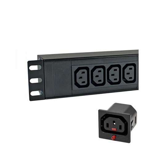Basic PDU 4 C13 Locking Outlets 13A 230V Input | Basic PDUs